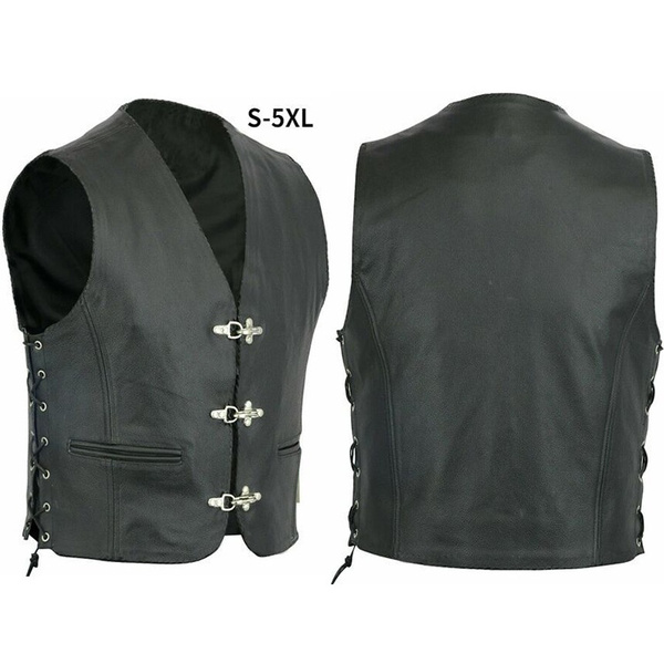 Best Leather Vests for Custom Chopper Motorcycle Riders